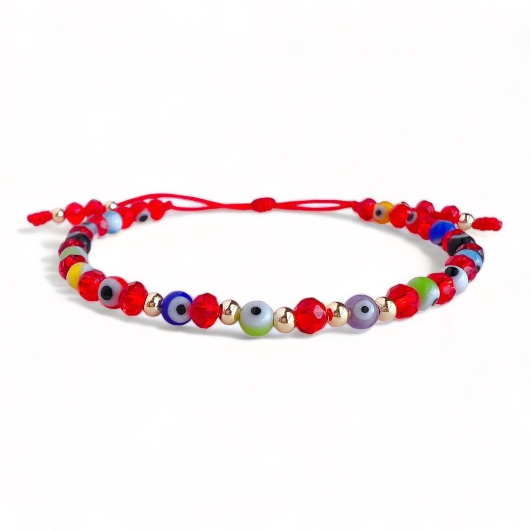 Chakras Evil Eye Bracelet Chakras Bracelet Emotional Healing - Etsy