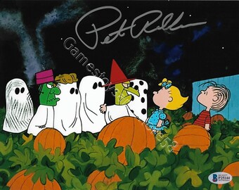 PETER ROBBINS Voice Charlie Brown Signed 8x10 Its the Great Pumpkin ...