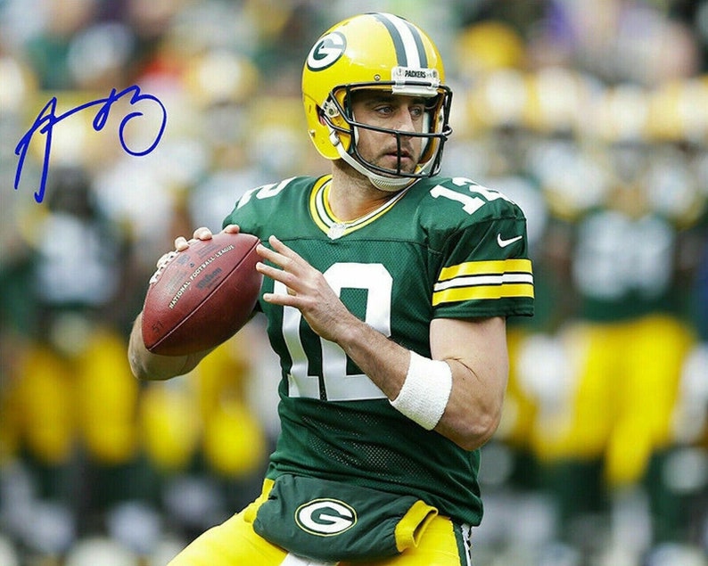 Aaron Rodgers 8x10 Autograph Photo RP 2 - Etsy