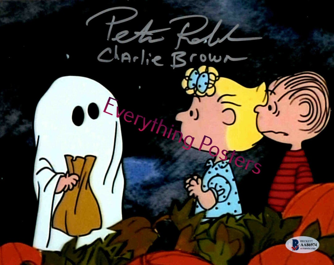 Peter Robbins Signed 8x10 Photo the Great Pumpkin Charlie Brown., - Etsy