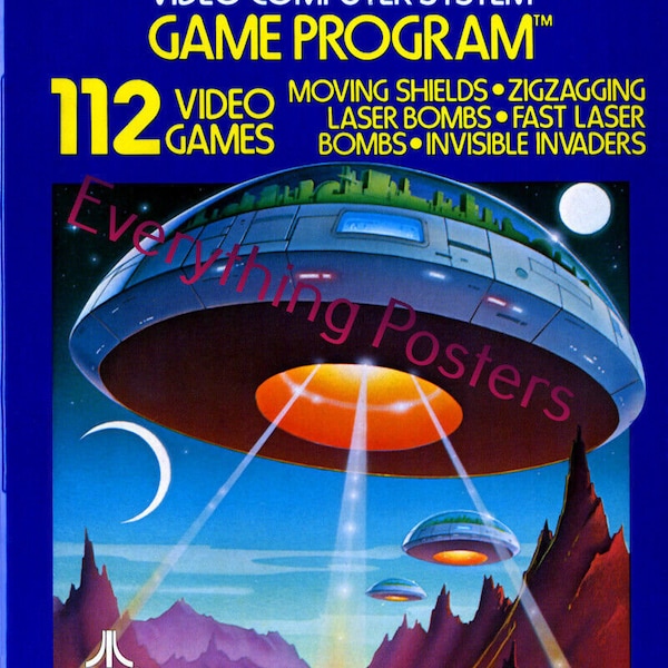 Atari 2600 Space Invaders Box Etsy