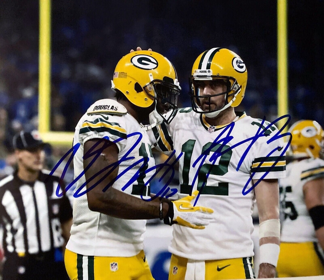 Aaron Rodgers 8x10 Autograph Photo RP 1 - Etsy