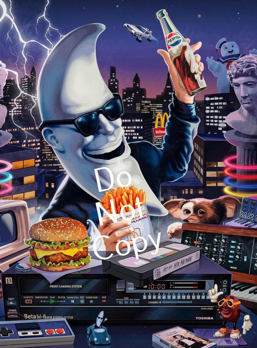 Retro Moon Man Mac Tonight 13x19 Reprint POSTER FREE SHIPPING - Etsy