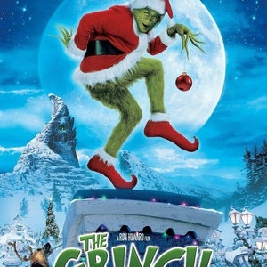The Grinch Movie Poster Print Jim Carrey Poster - Etsy