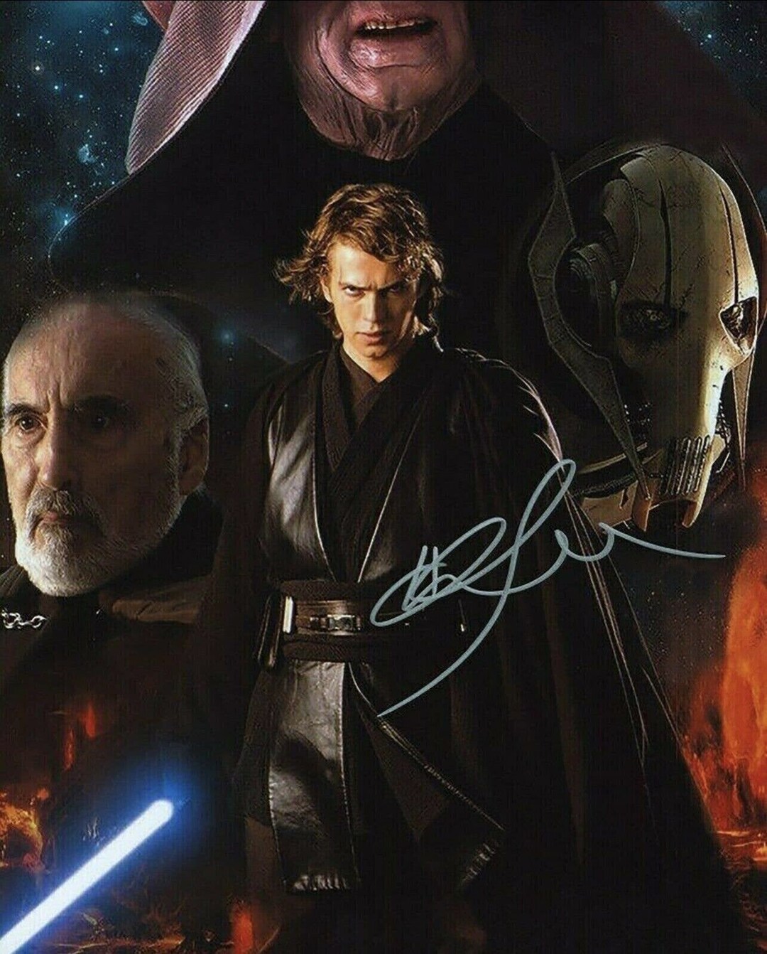 Hayden Christensen Star Wars Signed Autographed Photo Darth Vader RP - Etsy