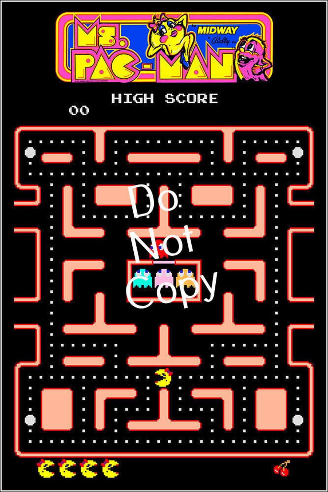 Atari 2600 Ms. Pac-man Box Art Wall Art - Etsy