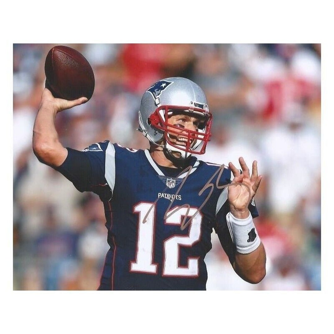 Tom Brady 8x10 Autograph Photo RP 8 - Etsy