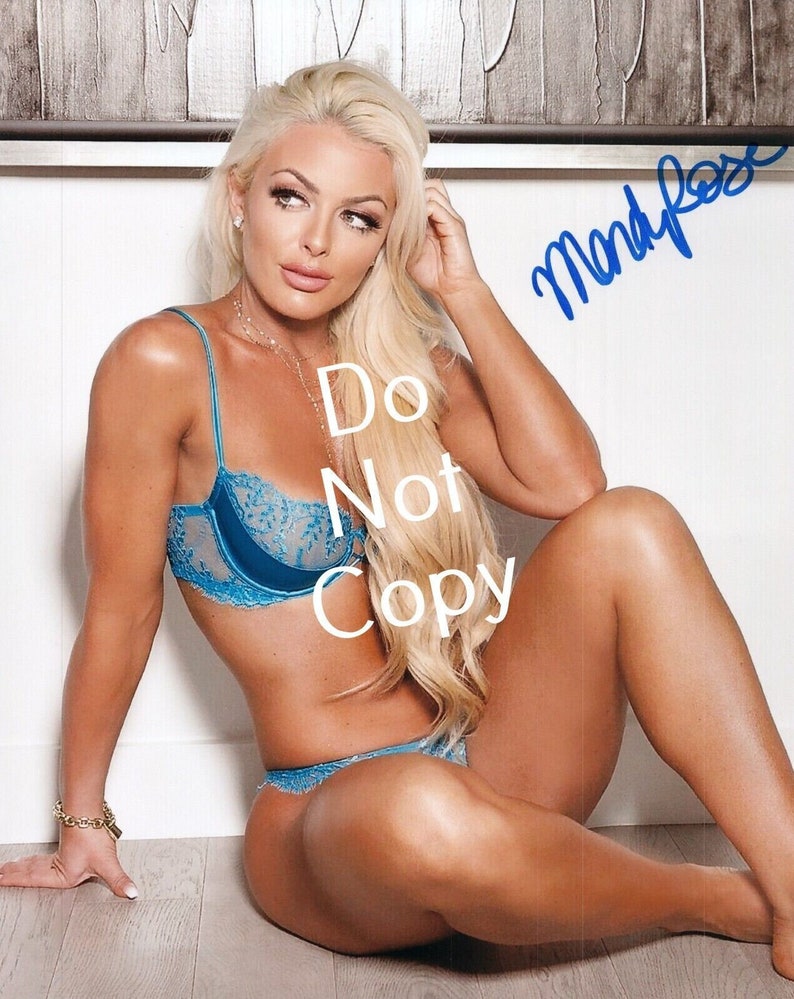 Mandy Rose Wwe Nxt Aew Tna Wrestling 8x10 Rp Photo 27 Etsy