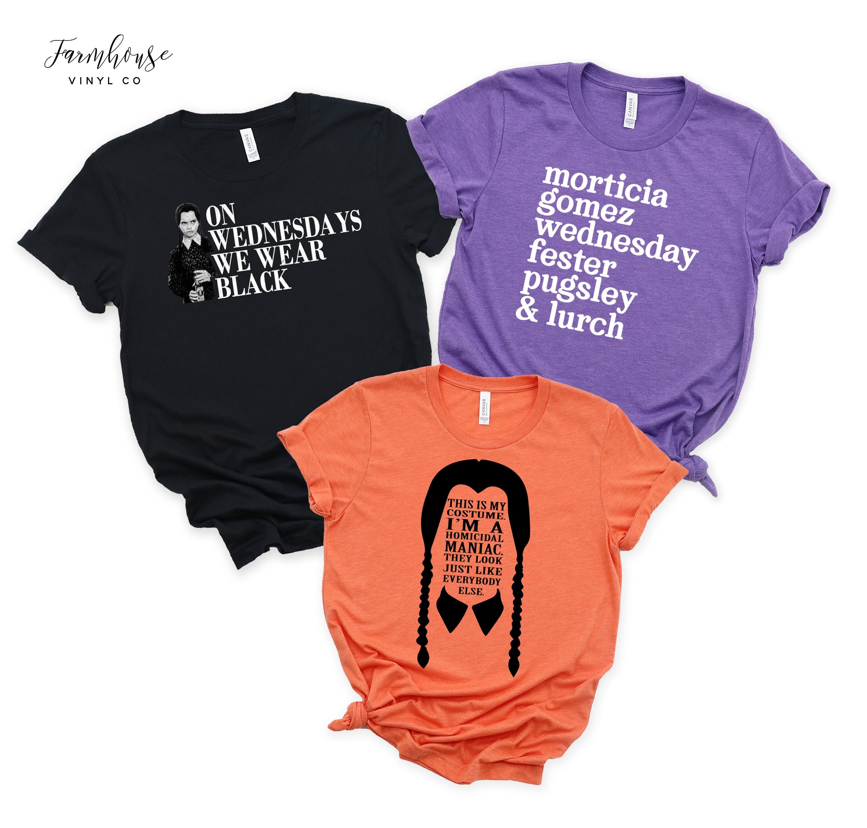 Addams Family T-Shirt / Halloween Shirts / Group Friend Family | Etsy