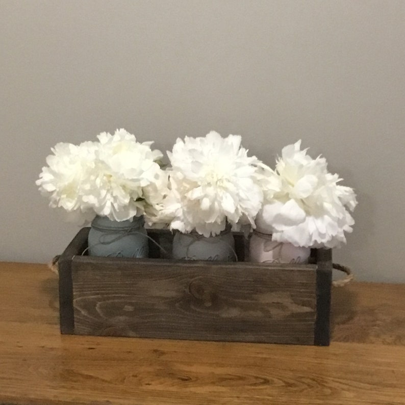 Rustic Wood Box Centerpiece, Rustic Wedding Decor - Etsy