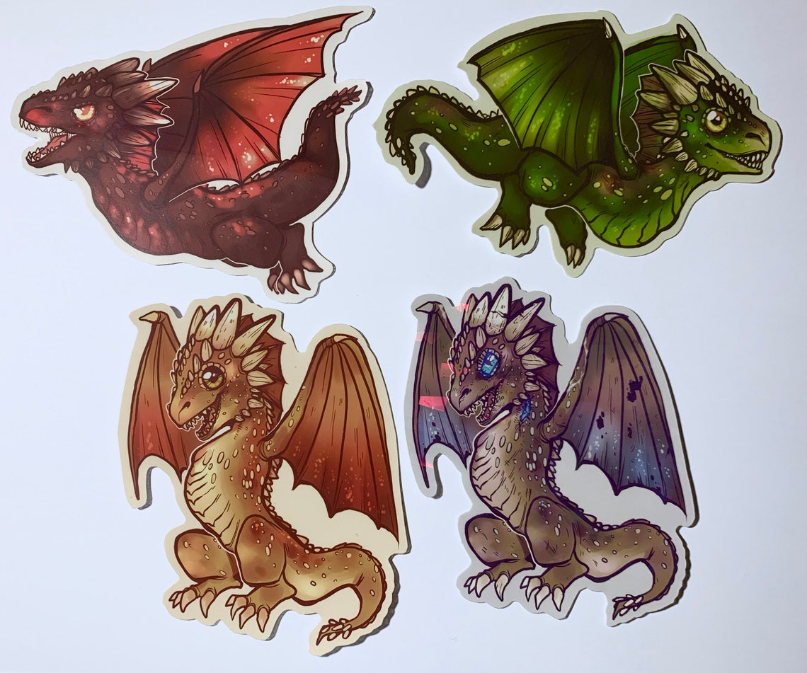 Game of Thrones Dragon Stickers - Etsy España