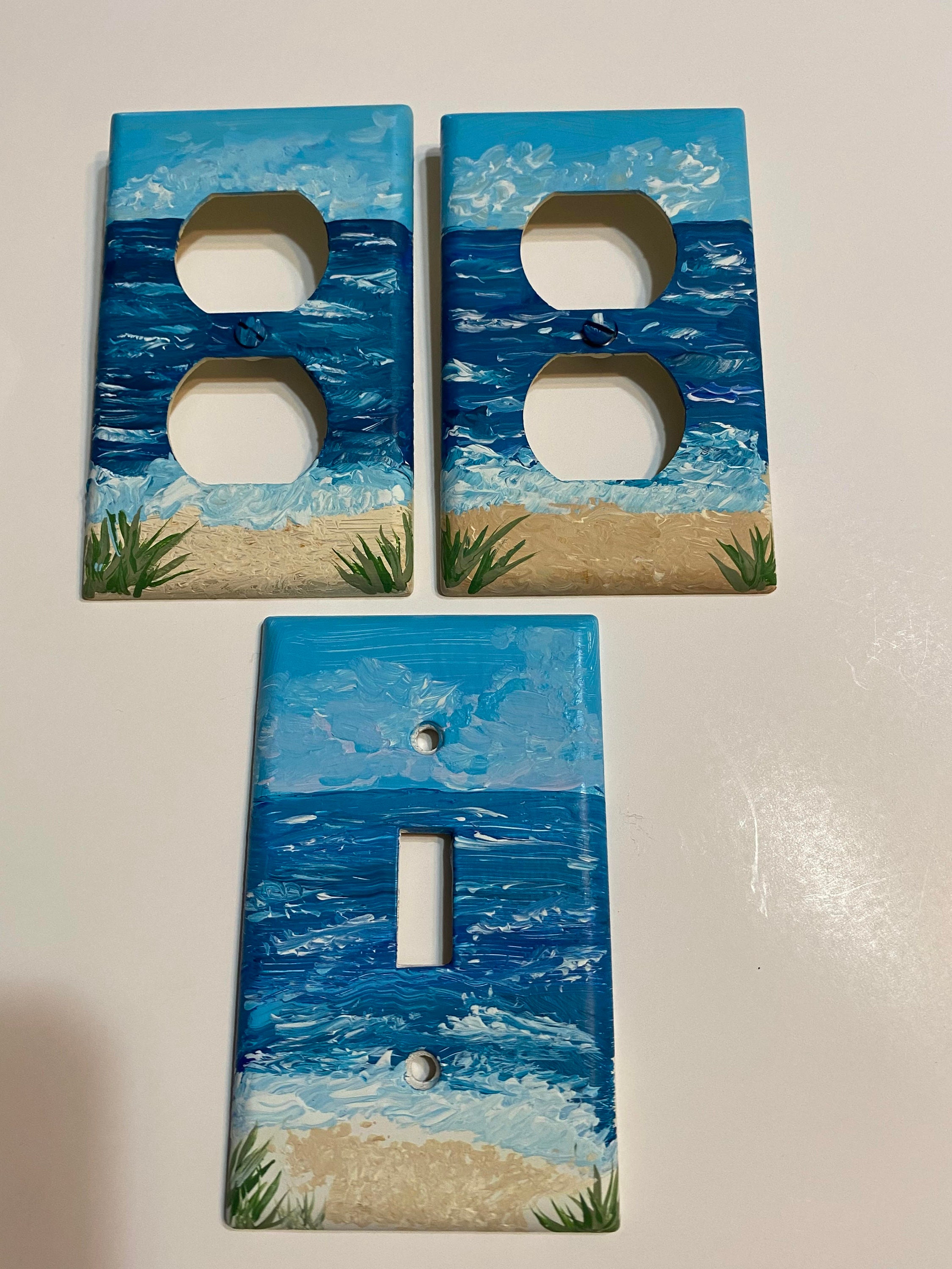 Light/electrical Outlet Plate Set - Ocean Scenes - Etsy