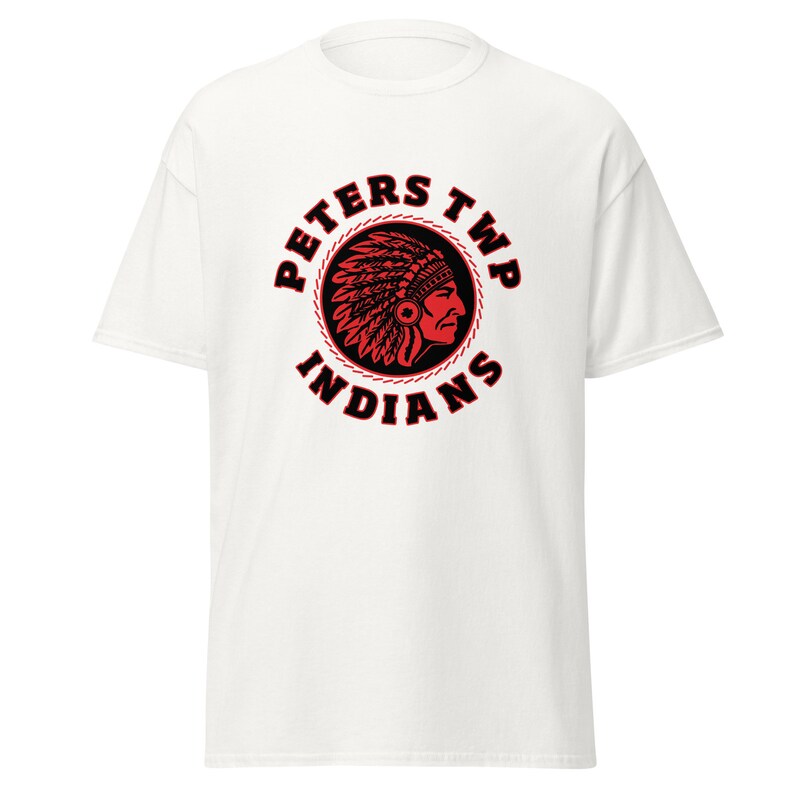 Peters Township Indians - Throwback Logo T-shirt - Etsy