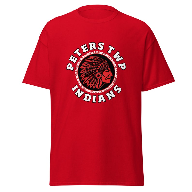 Peters Township Indians - Throwback Logo T-shirt - Etsy
