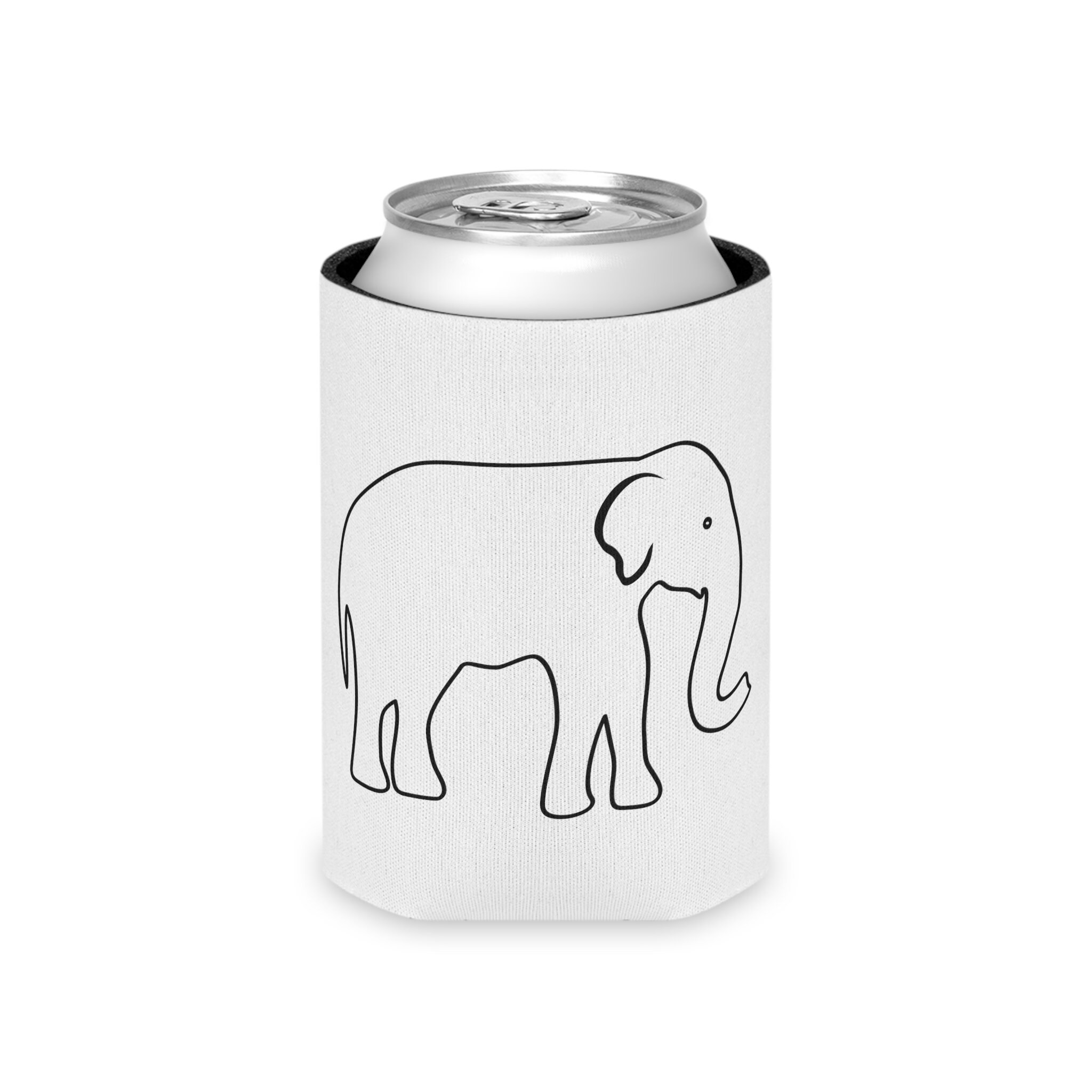 White Elephant Can Cooler Holder for Funny Gift Exchange Silly Gift for ...