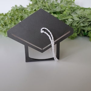 Graduation Cap Party Favor Box Template - 3D Place Card Setting Idea ...