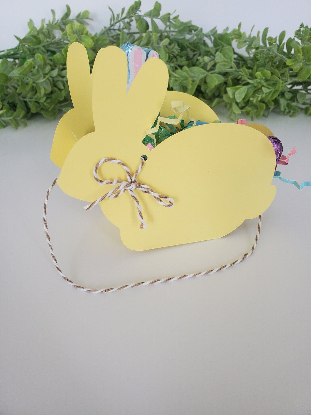 Bunny Treat Box SVG: 3D Easter Favor Template (digital Download) - Etsy