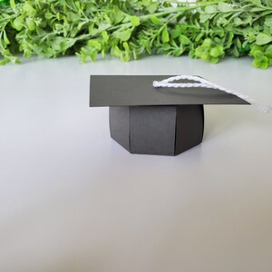 Graduation Cap Favor Box Template - Fun DIY Decor & Place Setting ...