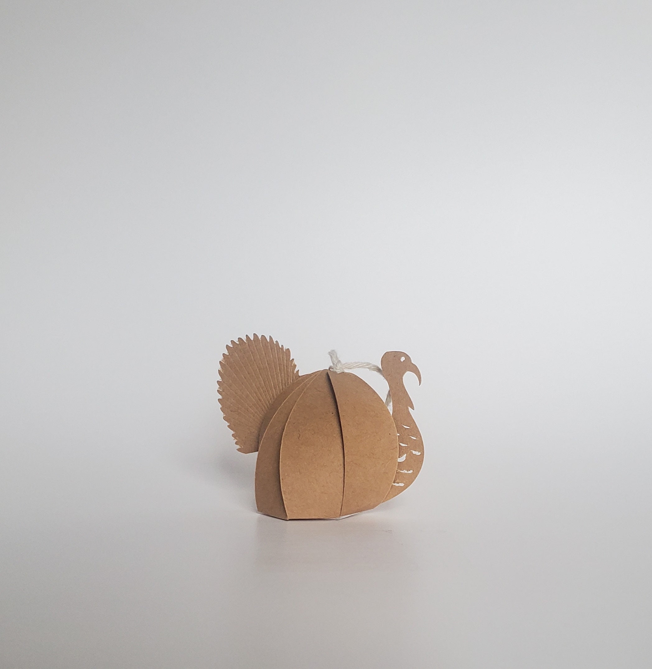 3D Turkey Placeholder Template: Thanksgiving Treat Box (digital ...