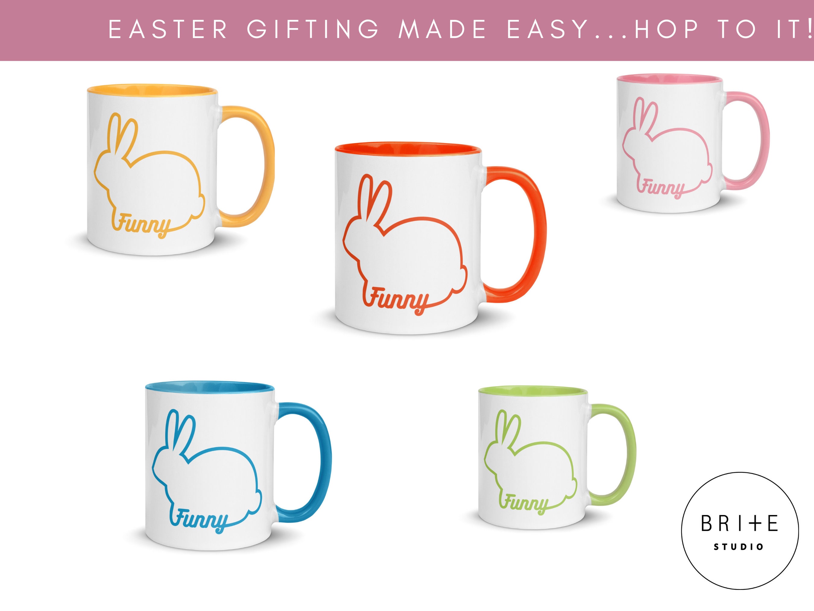 Easter Bunny Coffee Mug Unique Gift for Her Charming Retro Addition to ...