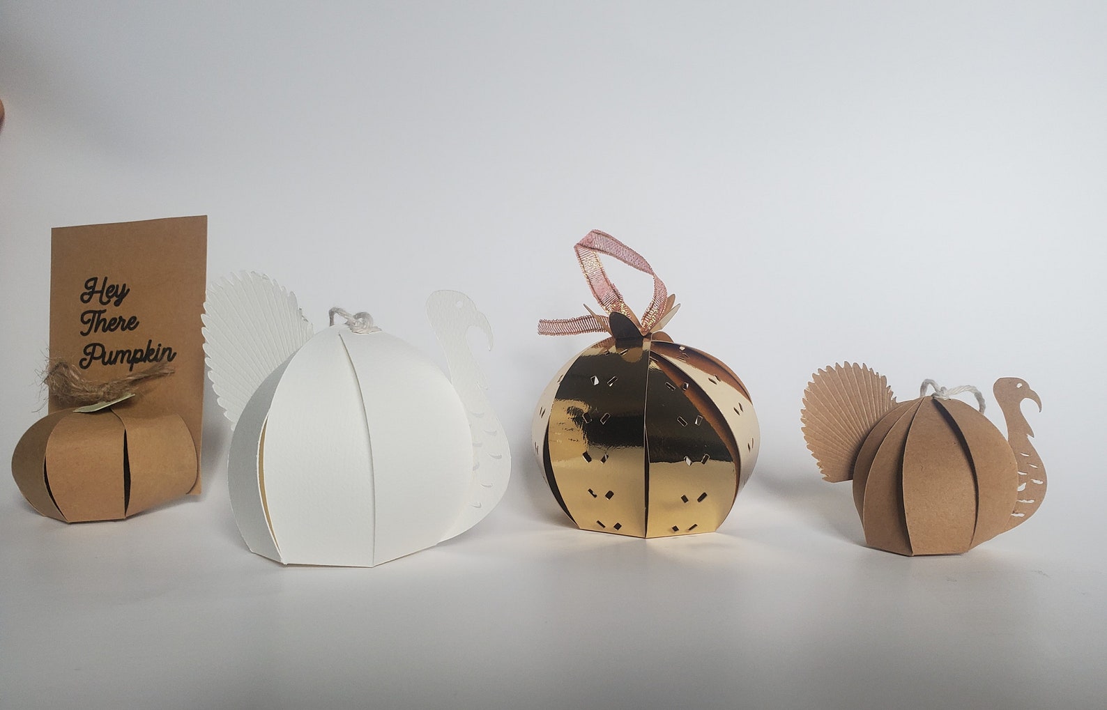 3D Turkey Placeholder Template: Thanksgiving Treat Box (digital ...