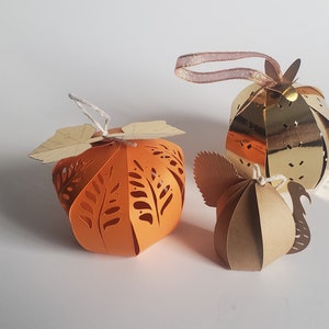 3D Turkey Placeholder Template: Thanksgiving Treat Box (digital ...