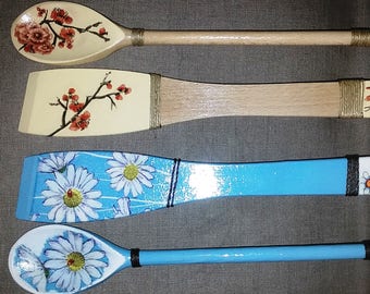 Decorated spoons | Etsy