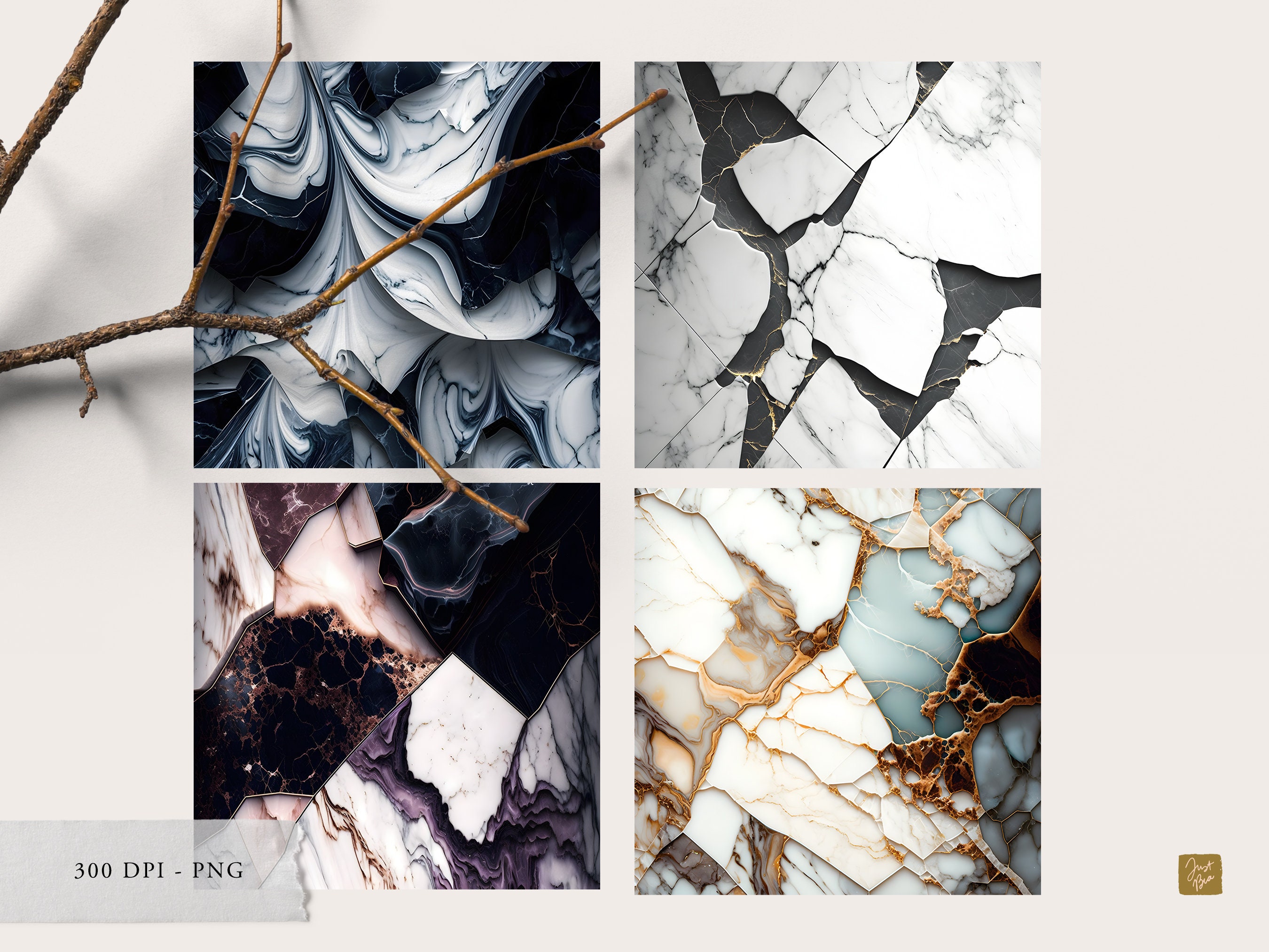 Neutral Marble Stone Digital Paper, Marble Digital Paper, Marble Digital Background, Neutral ...