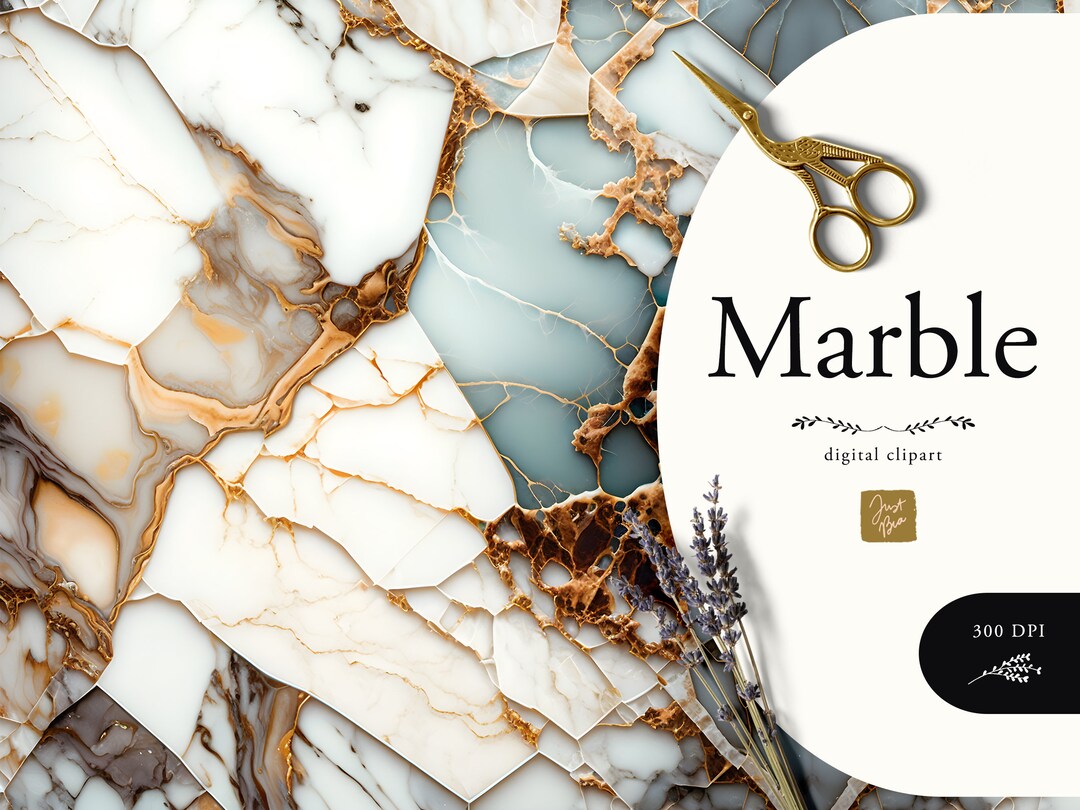 Neutral Marble Stone Digital Paper, Marble Digital Paper, Marble ...