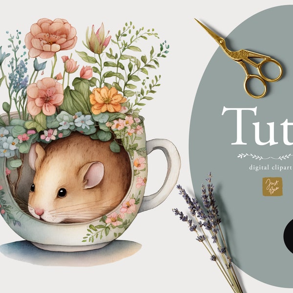 Tea Party Mice - Etsy