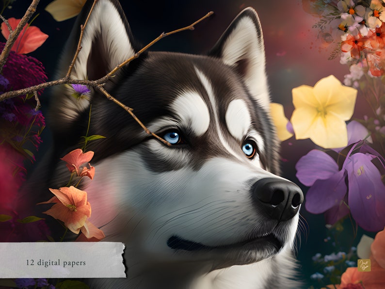 Dog Digital Papers, Cute Dogs, Puppy Dog, Cute Animals Paper Pack, Dog ...