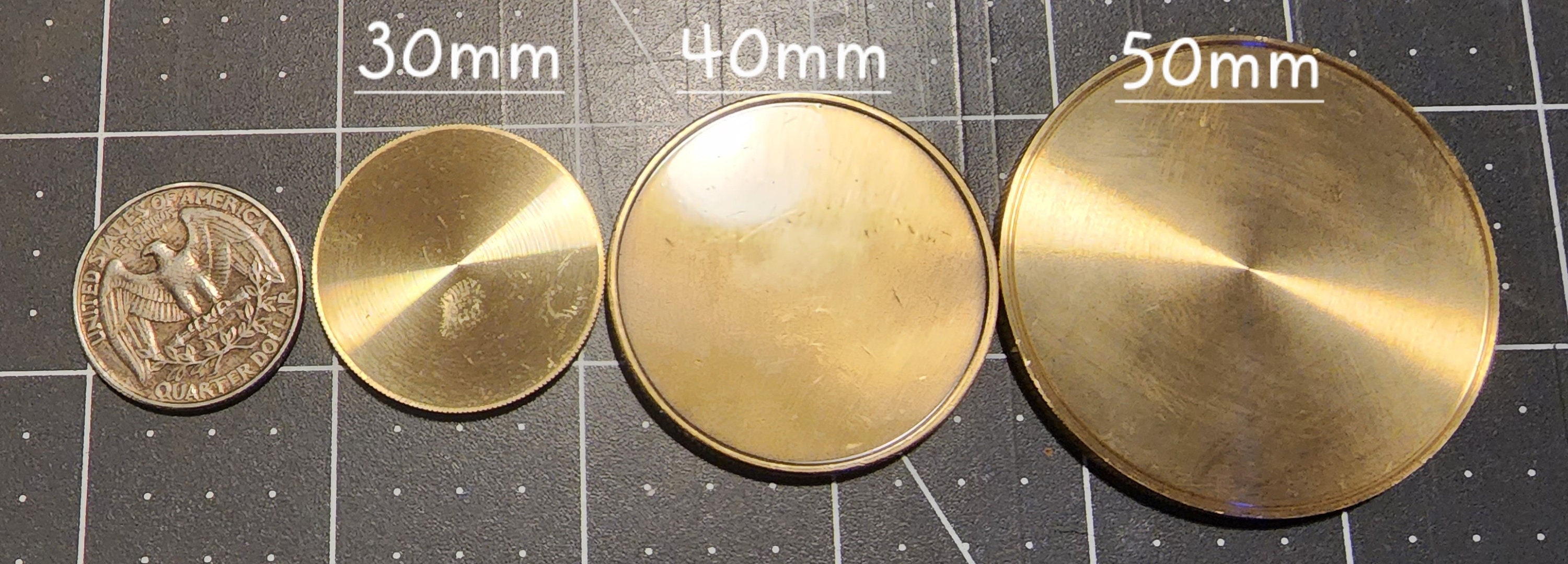 Flower of Life Coin - Solid Brass 3 Sizes! - Etsy