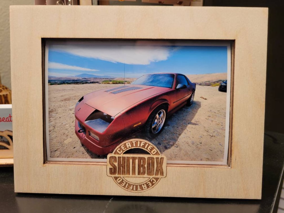 Certified Shitbox Photo Frame FREE Photo Print Custom - Etsy