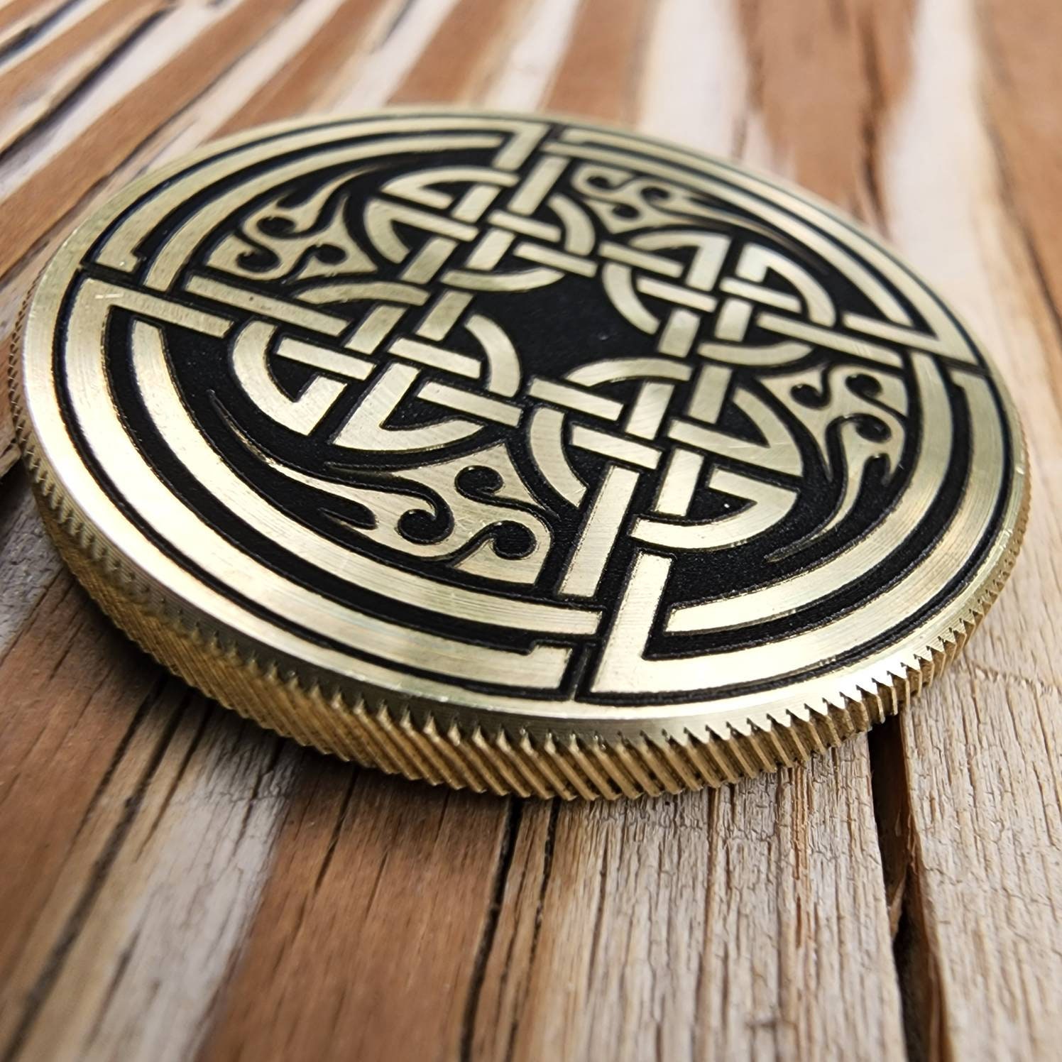 Laser Engraved ODIN Coin - Brass 3 Sizes! X 3mm Thick Coin - Odin ...
