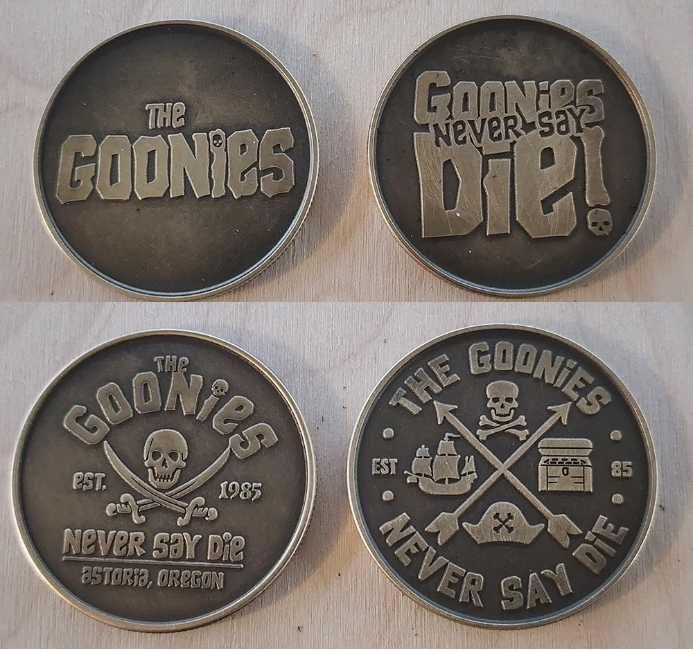 The Goonies Laser-engraved Coin Collection - Relive the Adventure ...