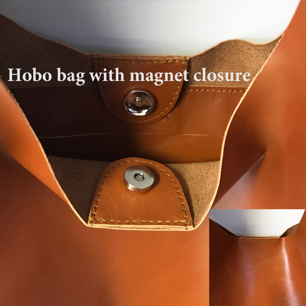 Leather Bag Brown Hobo Bag Peanut Brown Pull-up Leather Business Bag ...