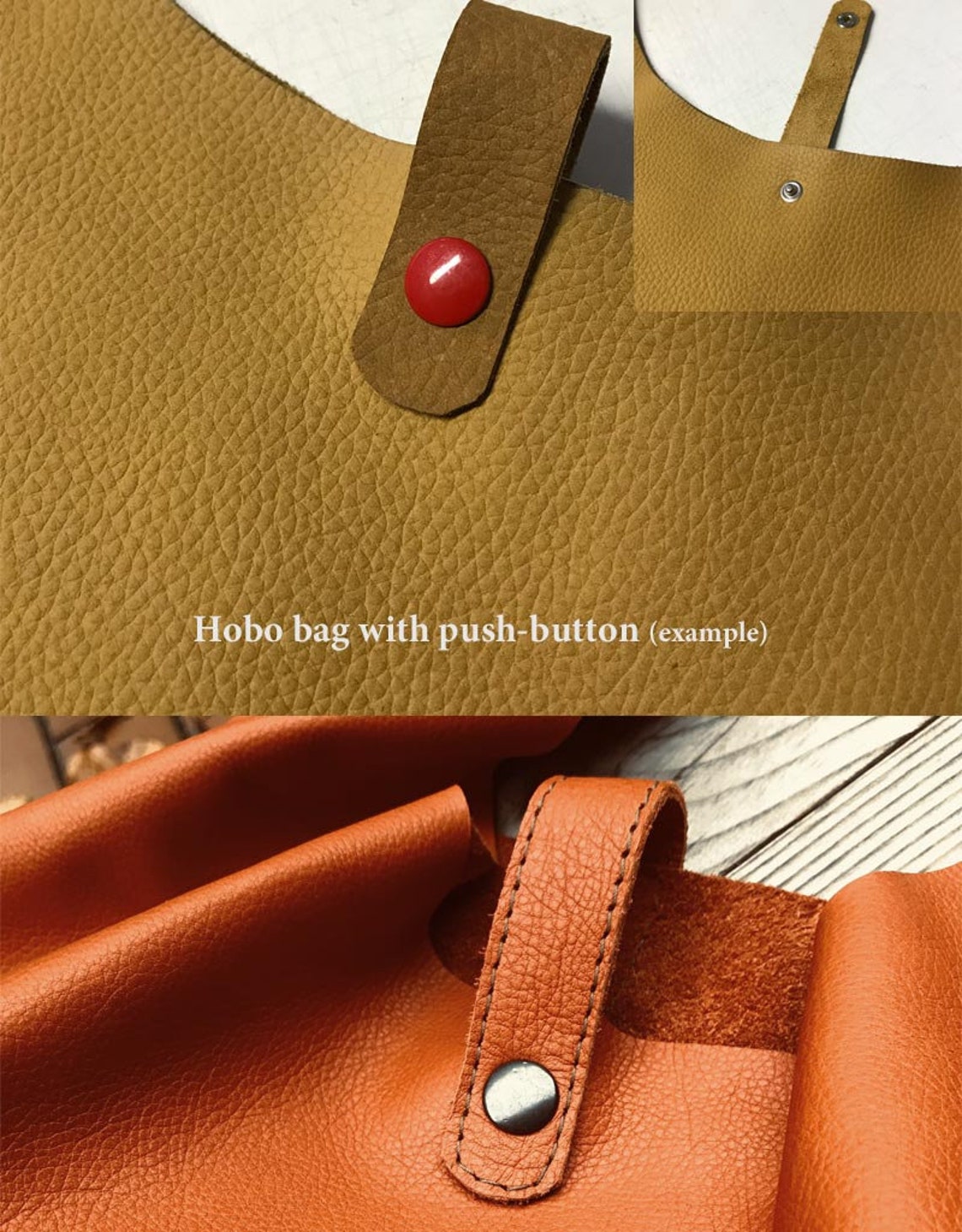 Hobo Bag Terracotta Brown-orange Leather Bag | Oversized Woman Summer ...