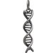 DNA Pendant - Sterling Silver DNA Charm - Scientist Biology Charm ...