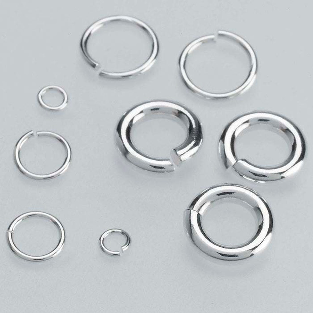 Jump Ring - Sterling Silver 5.2mm Round Jump Ring - Jewelry Making ...