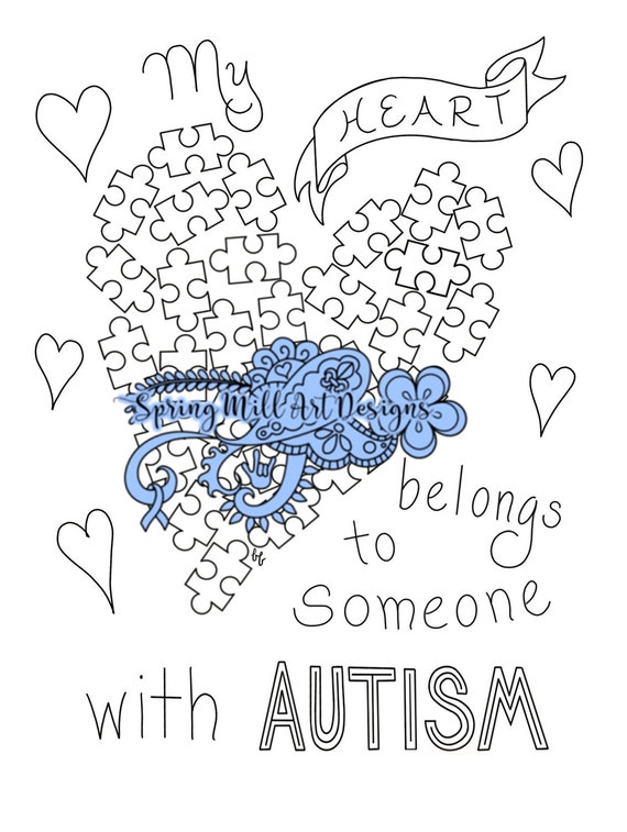 Autismo Para Colorear