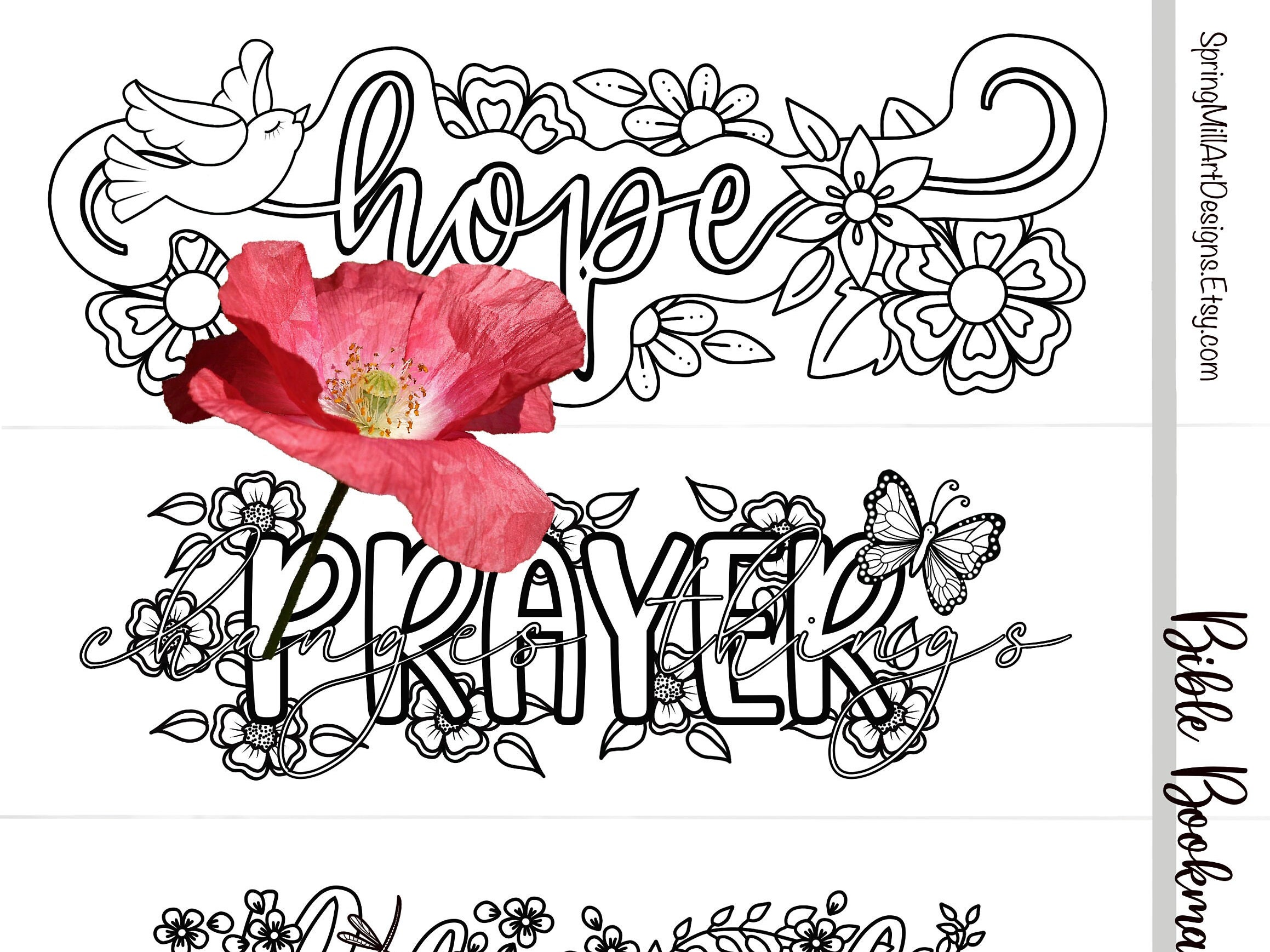 4 Bible Bookmarks to Print and Color. Templates for Bible Journaling ...