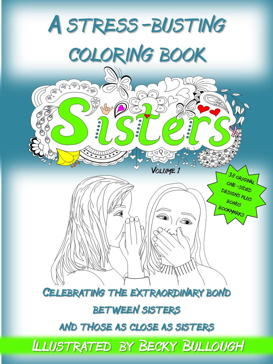 Sisters Coloring Book Volume 1 for Sisters and Those Close as - Etsy