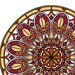 Rose Window Stained Glass Mandala Printable Coloring Page - Etsy