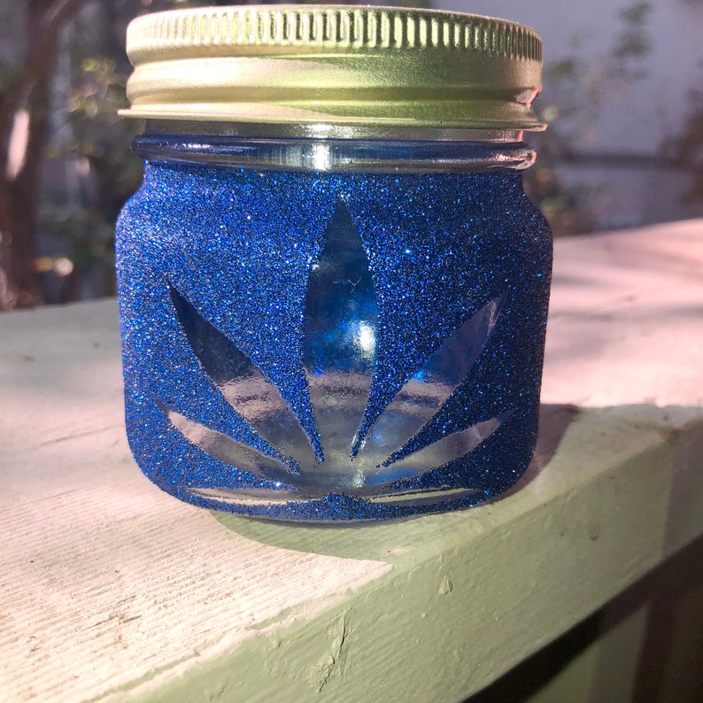 Stash Jar Glass Stash Jar Stoner Gifts for Her Small Stash - Etsy