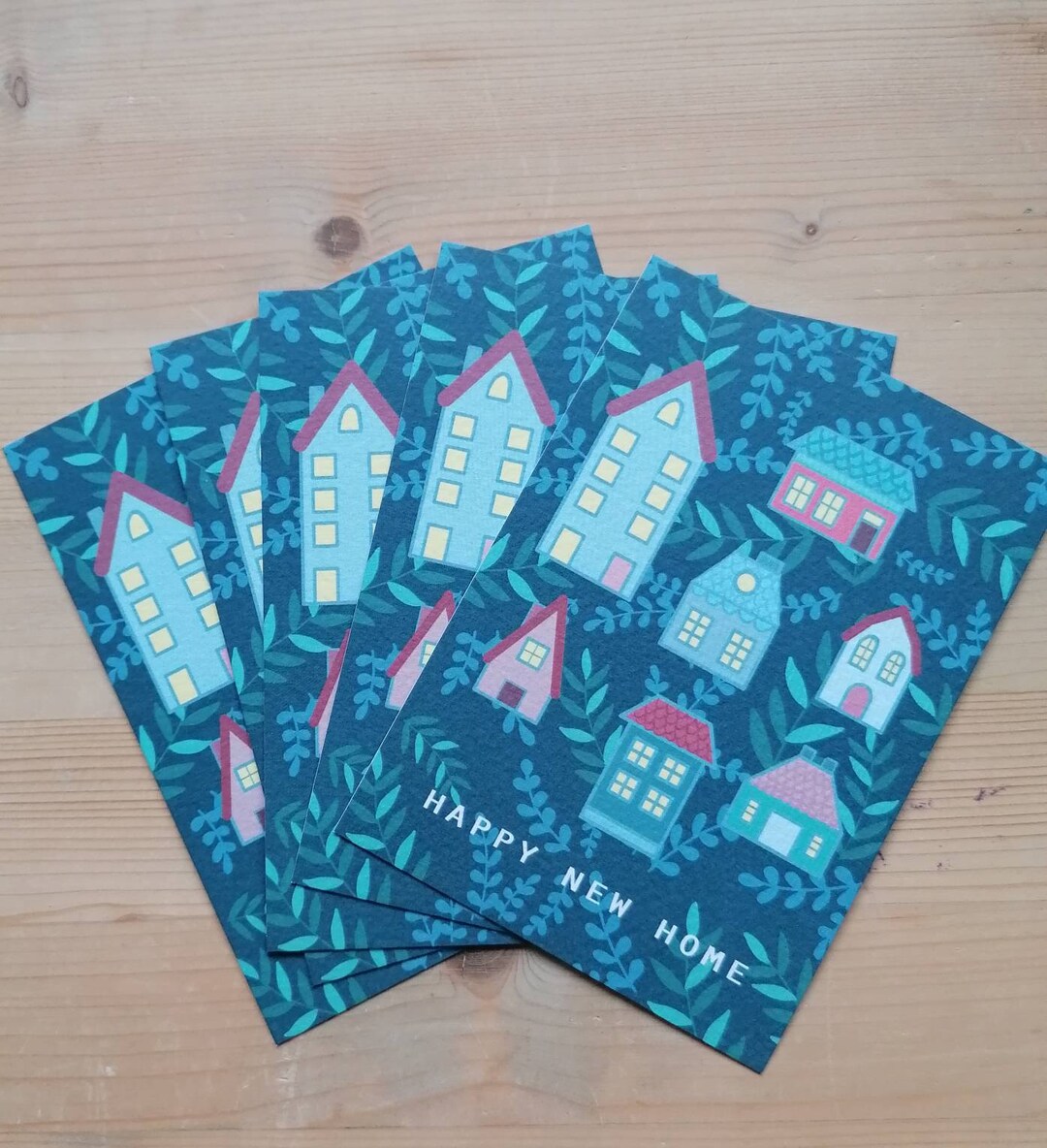 5 Moving Cards With Envelopes, New Home, Moving Card, New House, New ...