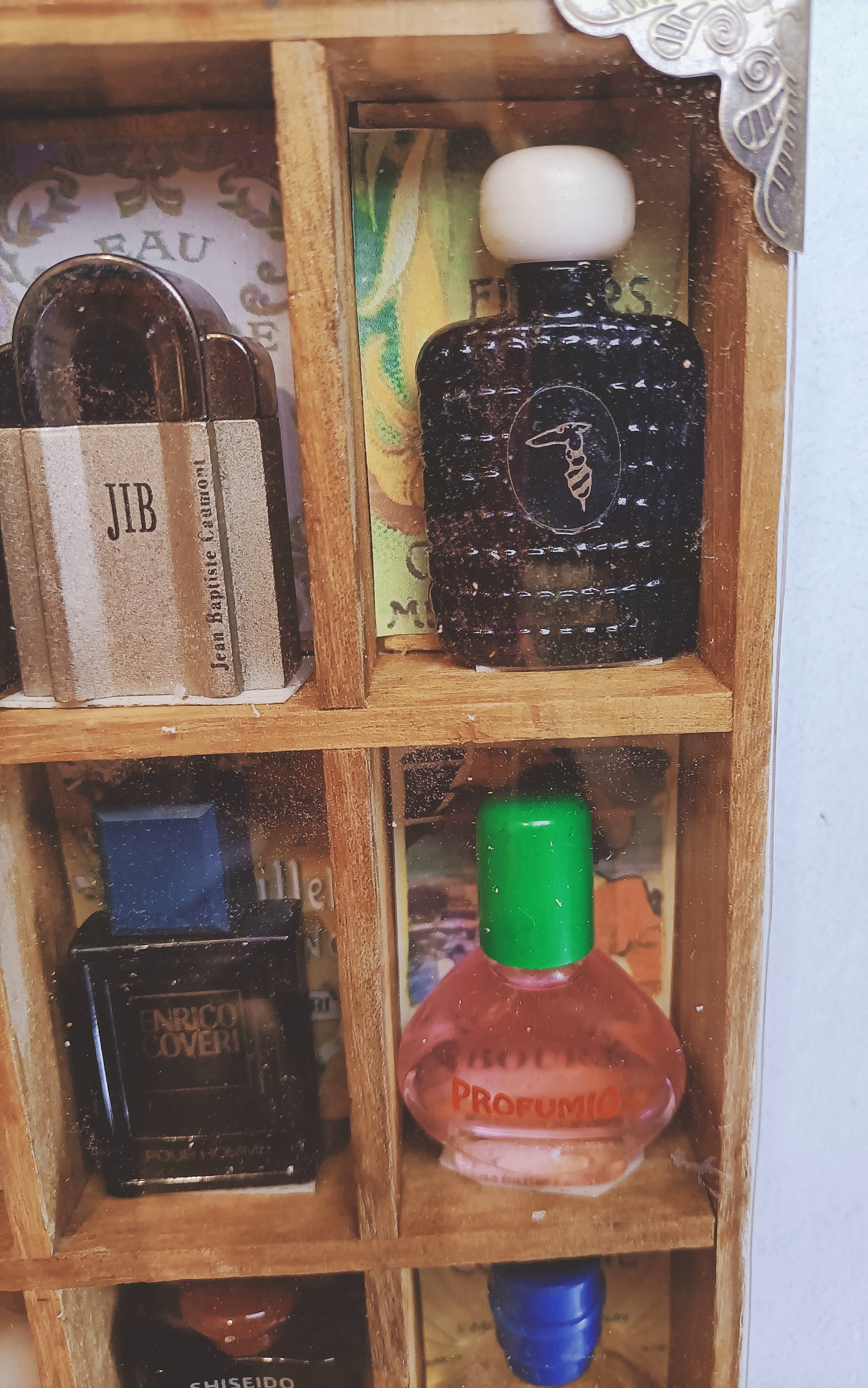 Perfume Themed Wooden Display Case With Protective Plexiglass - Etsy