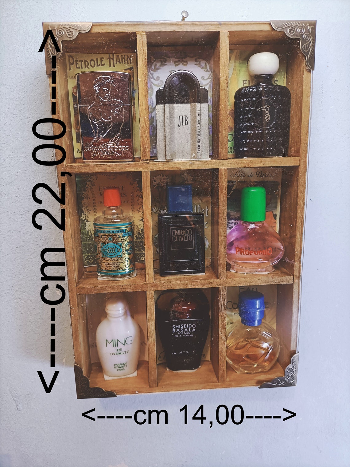 Perfume Themed Wooden Display Case With Protective Plexiglass - Etsy