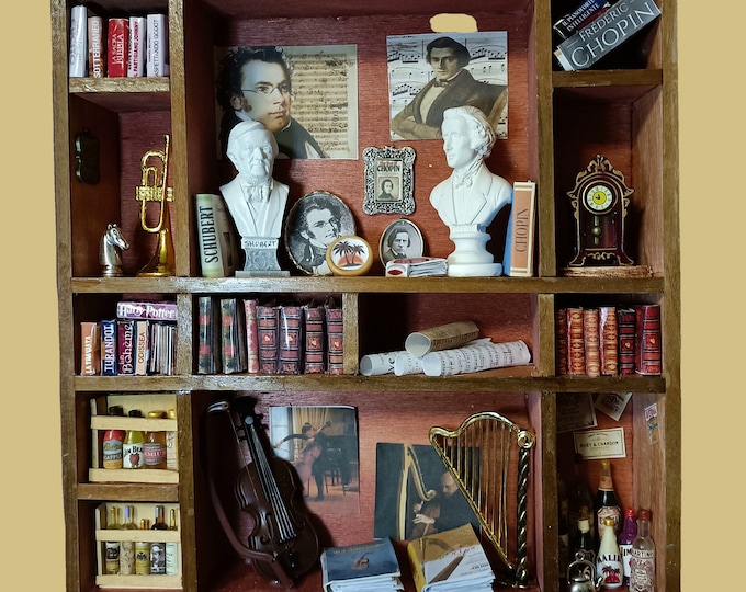 Handmade Wooden Bookcase or Bulletin Board With Musical Theme - Etsy