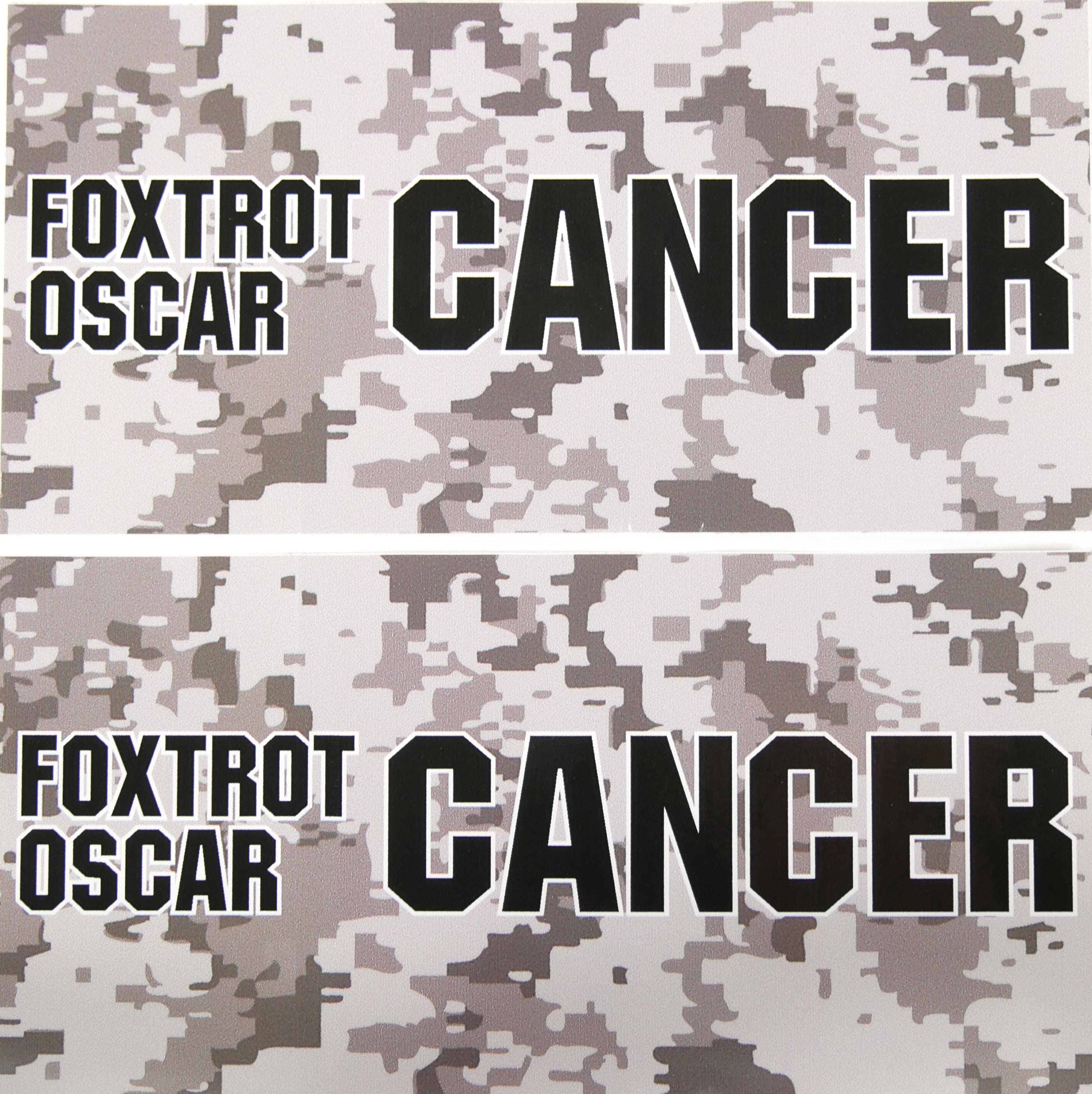 TWO 2 Melanoma SKIN Cancer Awareness Stickers by STKR Commander Blk ...
