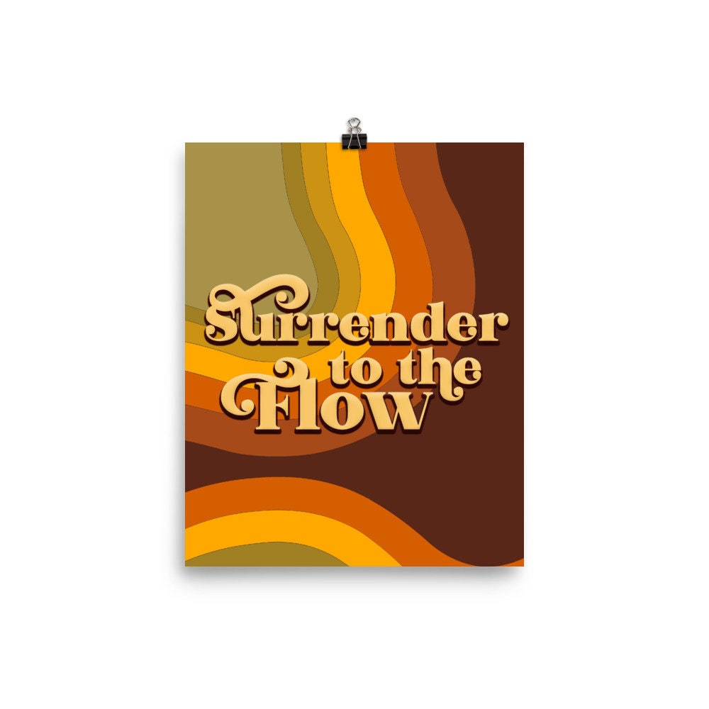 Surrender to the Flow Poster // the Lizards Phish Poster // - Etsy Israel